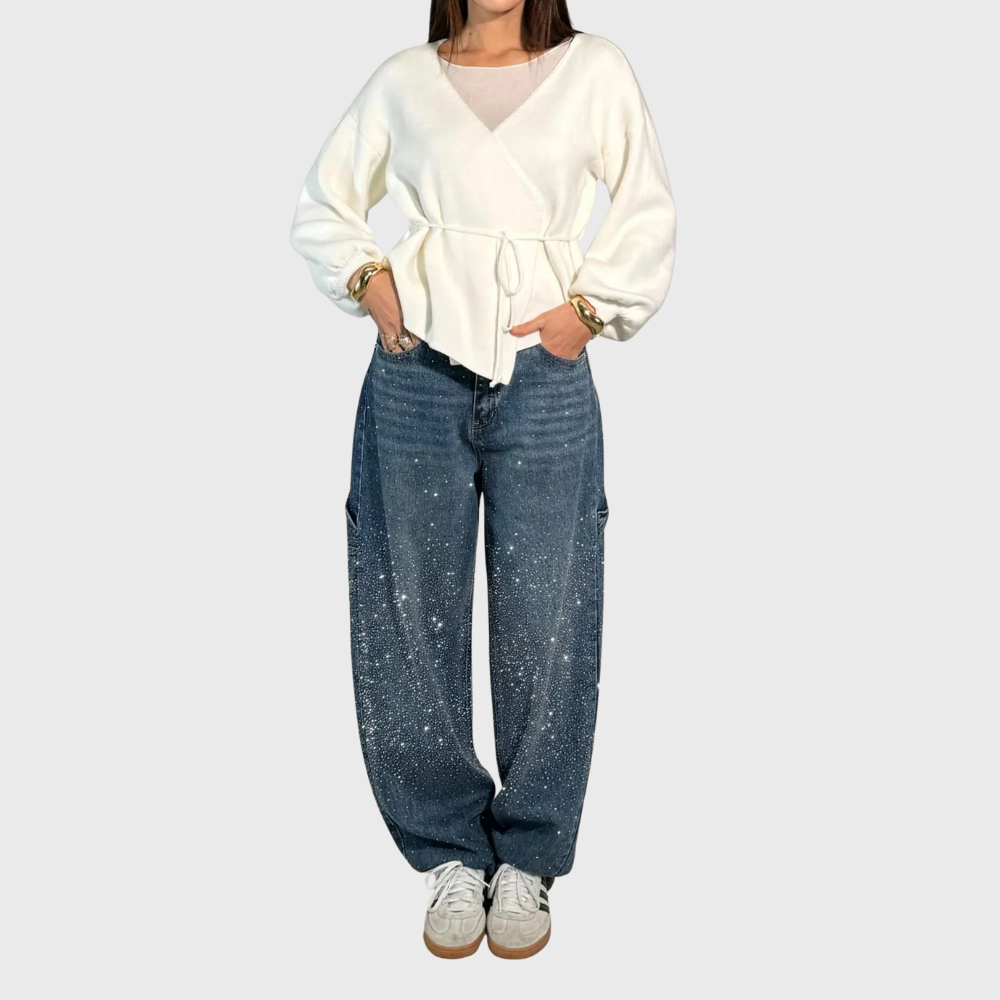 Marilyn | Jeans de denim Balloon Carpenter – María & José Estilo